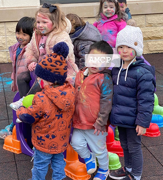Holi Festival - Athena Montessori Children's Program
